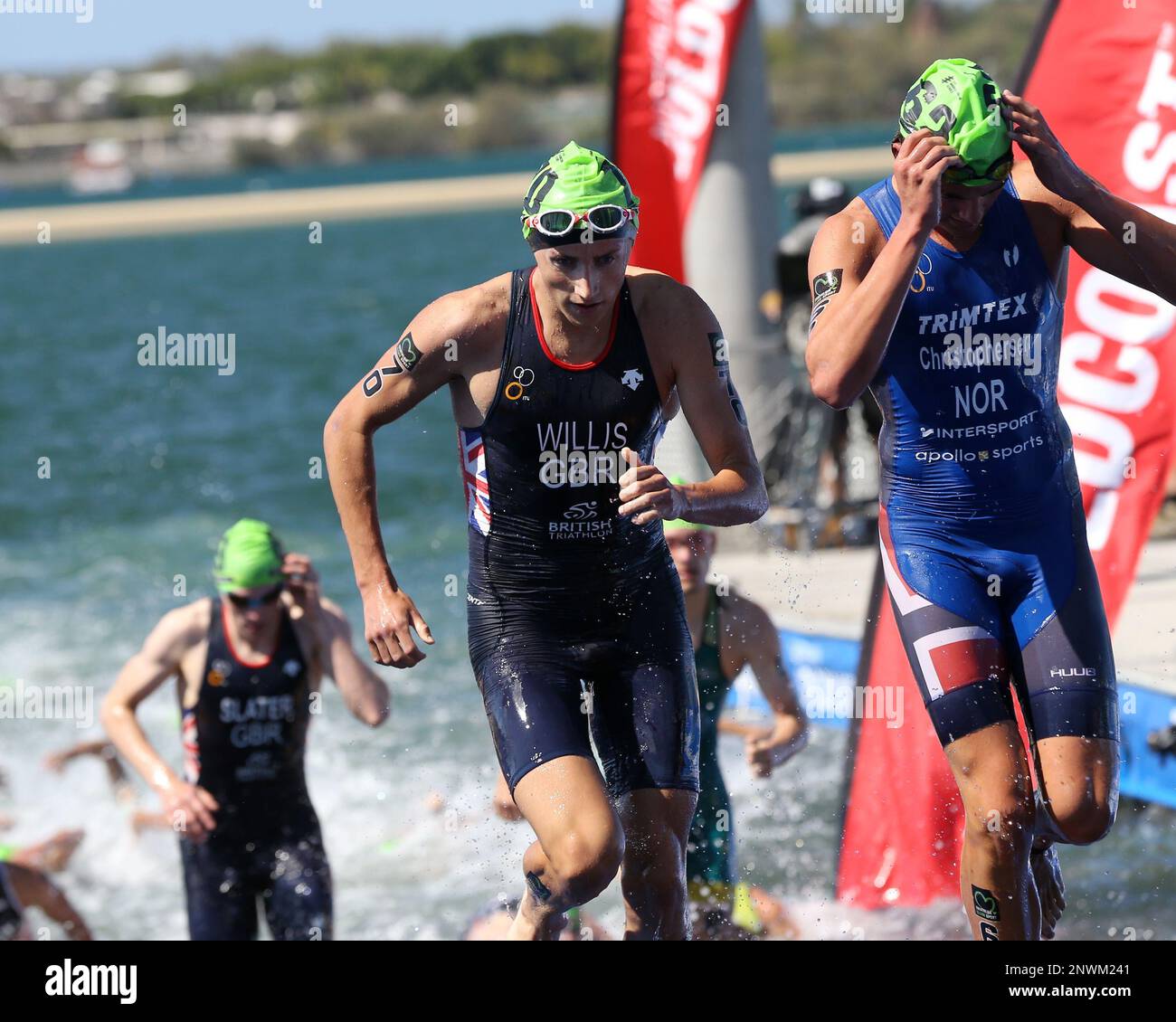 Matt Willis, of Great Britain, at the Junior Elite Men Triathlon World ...
