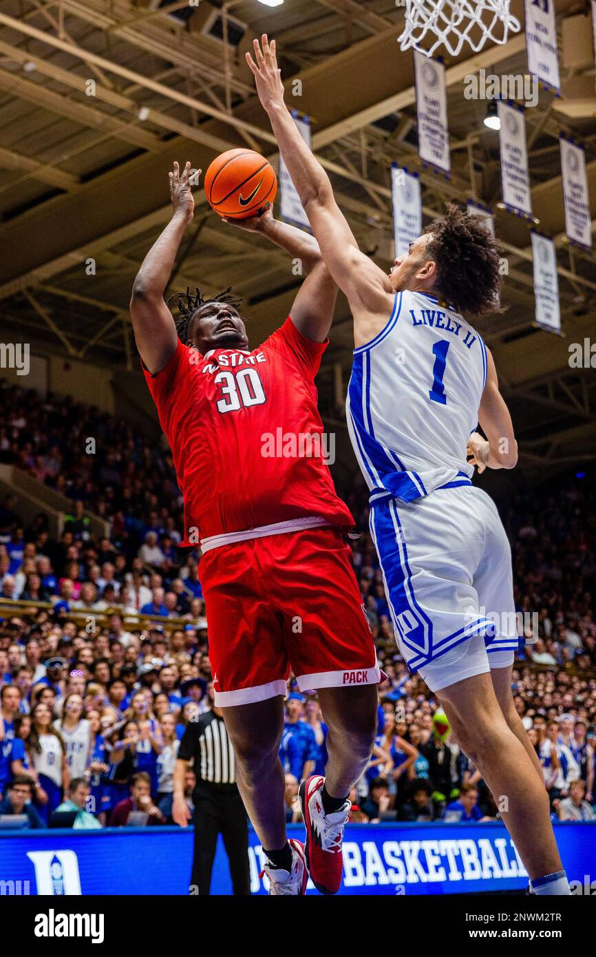 February 28, 2023: North Carolina State Wolfpack forward D.J. Burns Jr ...