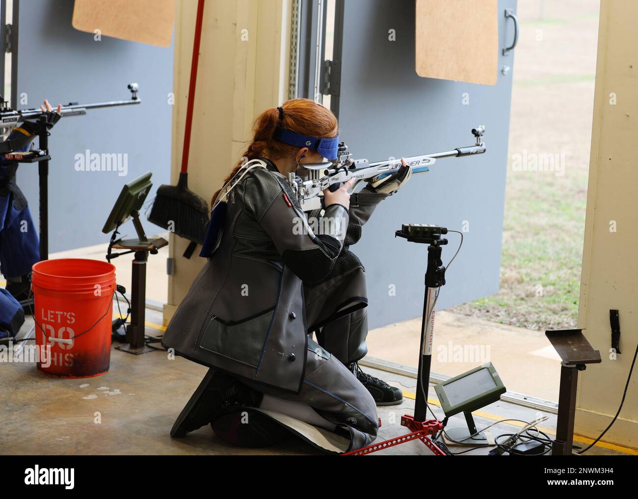 Competitors participate in the 2023 U.S. Army Junior Rifle National ...