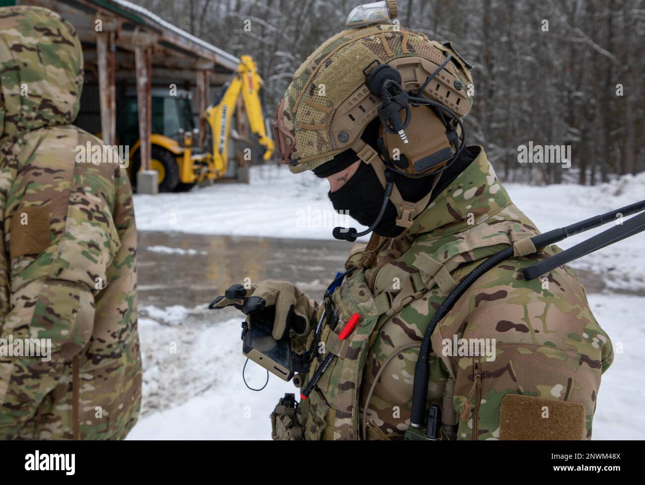 Tactical air control party specialists (TACP) field test cyber warfare ...
