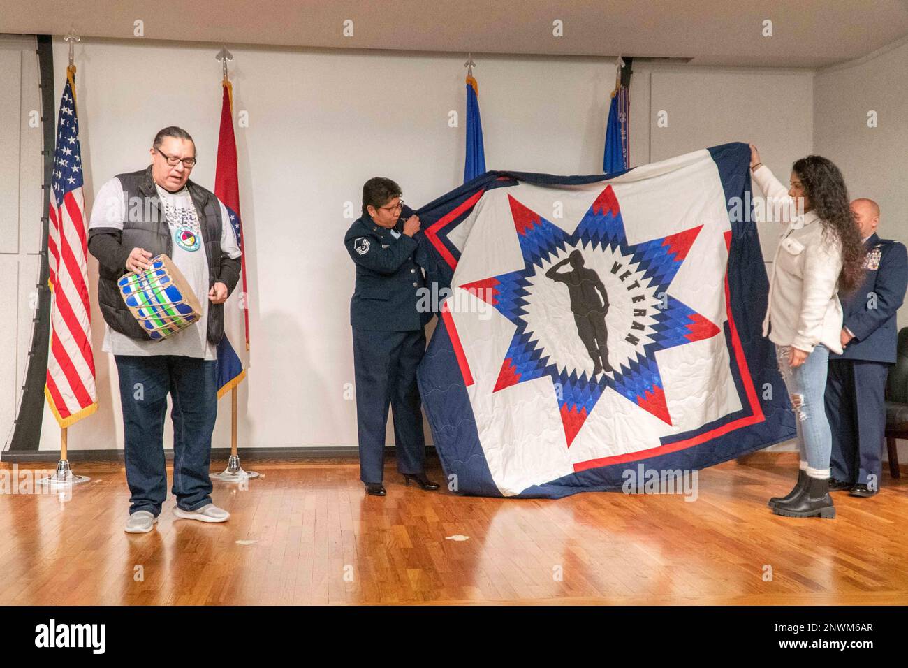 Master Sgt. Mary Lohnes, a knowledge manager assigned to the 139th ...