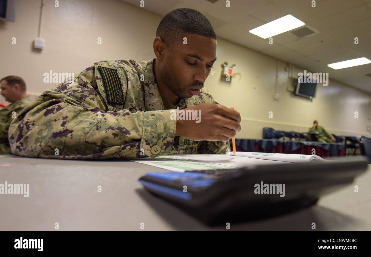 230119-N-EJ241-1011 Quartermaster 1st Class Warren James, assigned to U ...