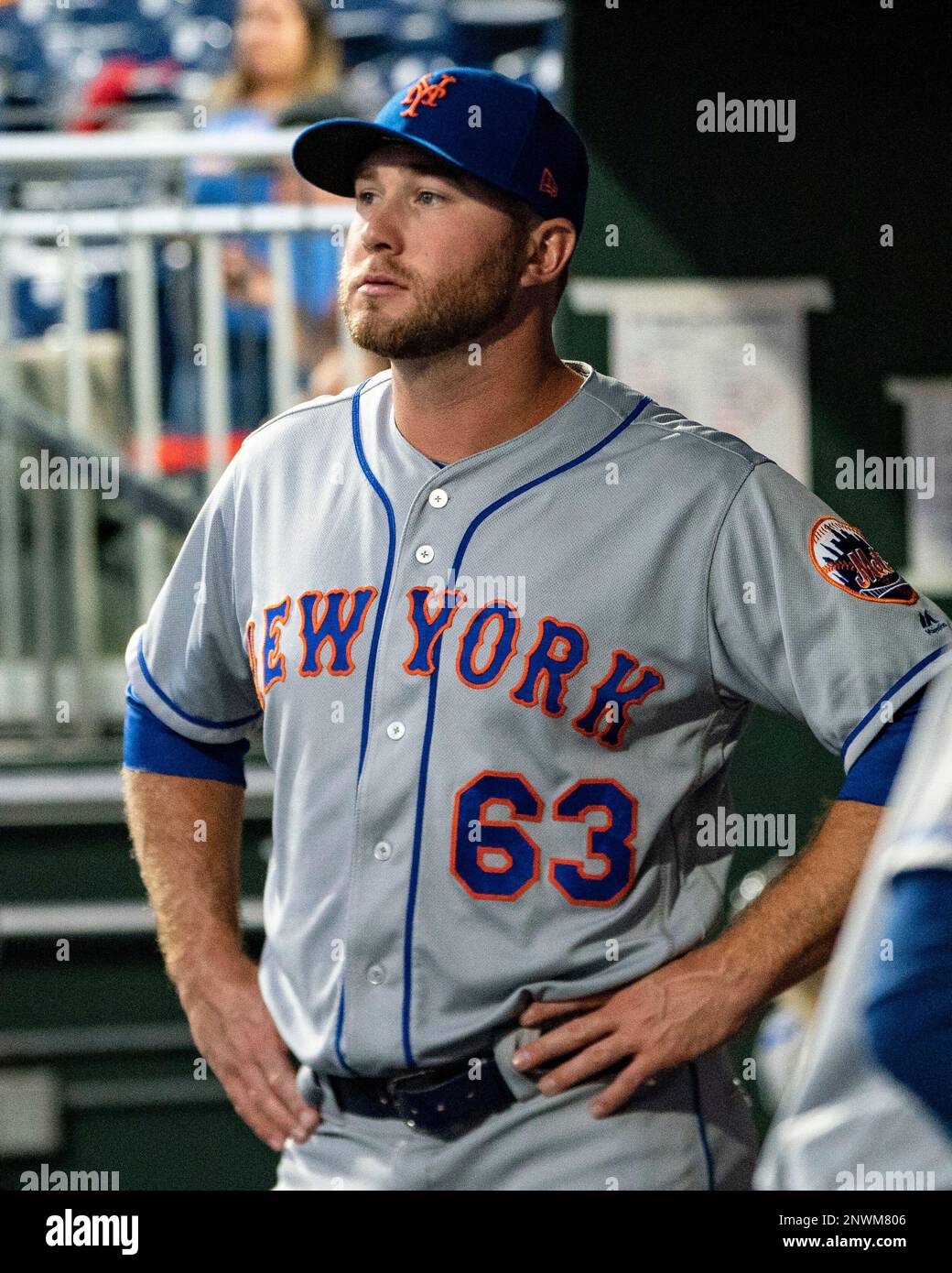 PHILADELPHIA, PA - SEPTEMBER 17: New York Mets Pitcher Tim Peterson (63 ...