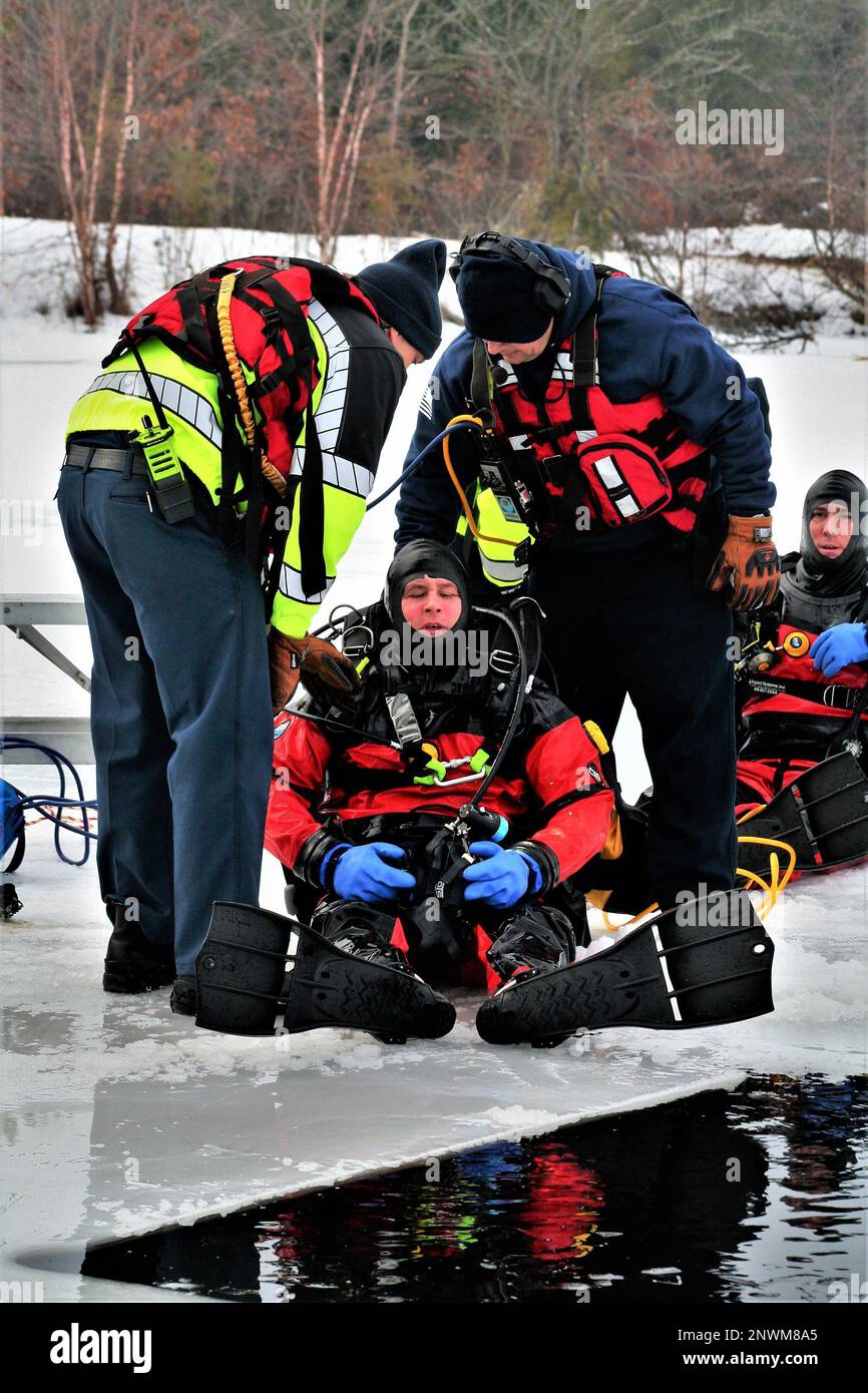 A firefighter with the Directorate of Emergency Services Fire ...