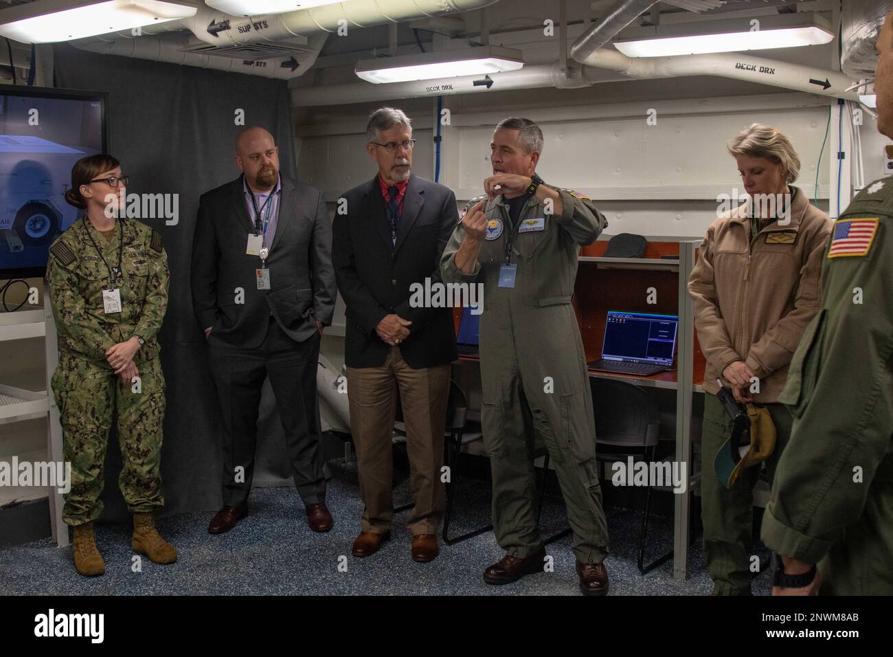 Rear Adm. Pete Garvin, commander, Naval Education and Training Command ...