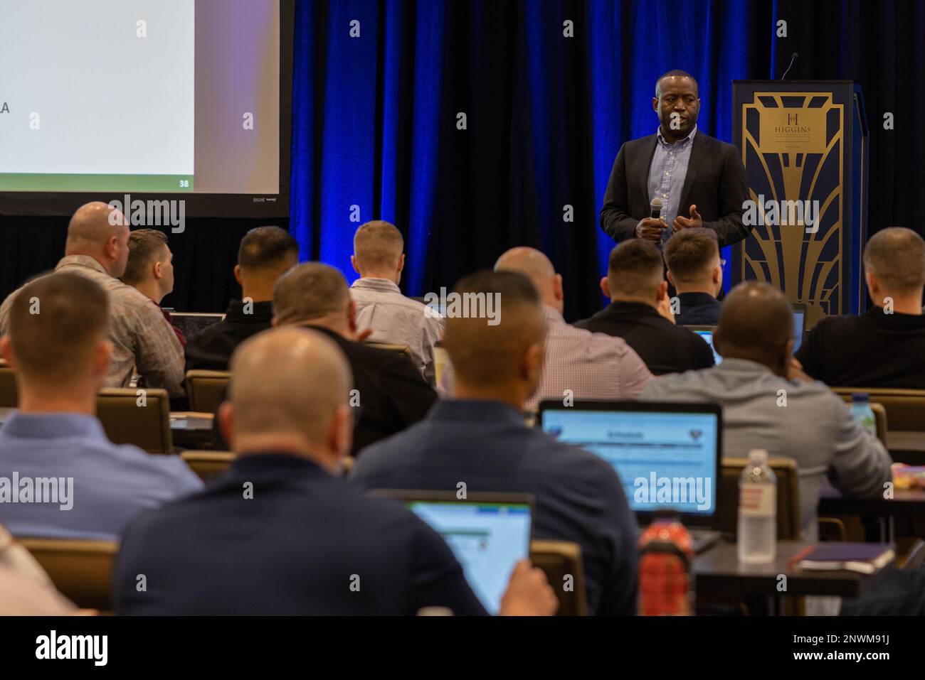 U.S. Marine Corps Chief Warrant Officer Edwin C. Bates, food service ...