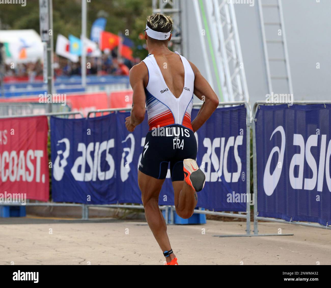 Vincent Luis, of France, wins the Elite Men Triathlon World ...