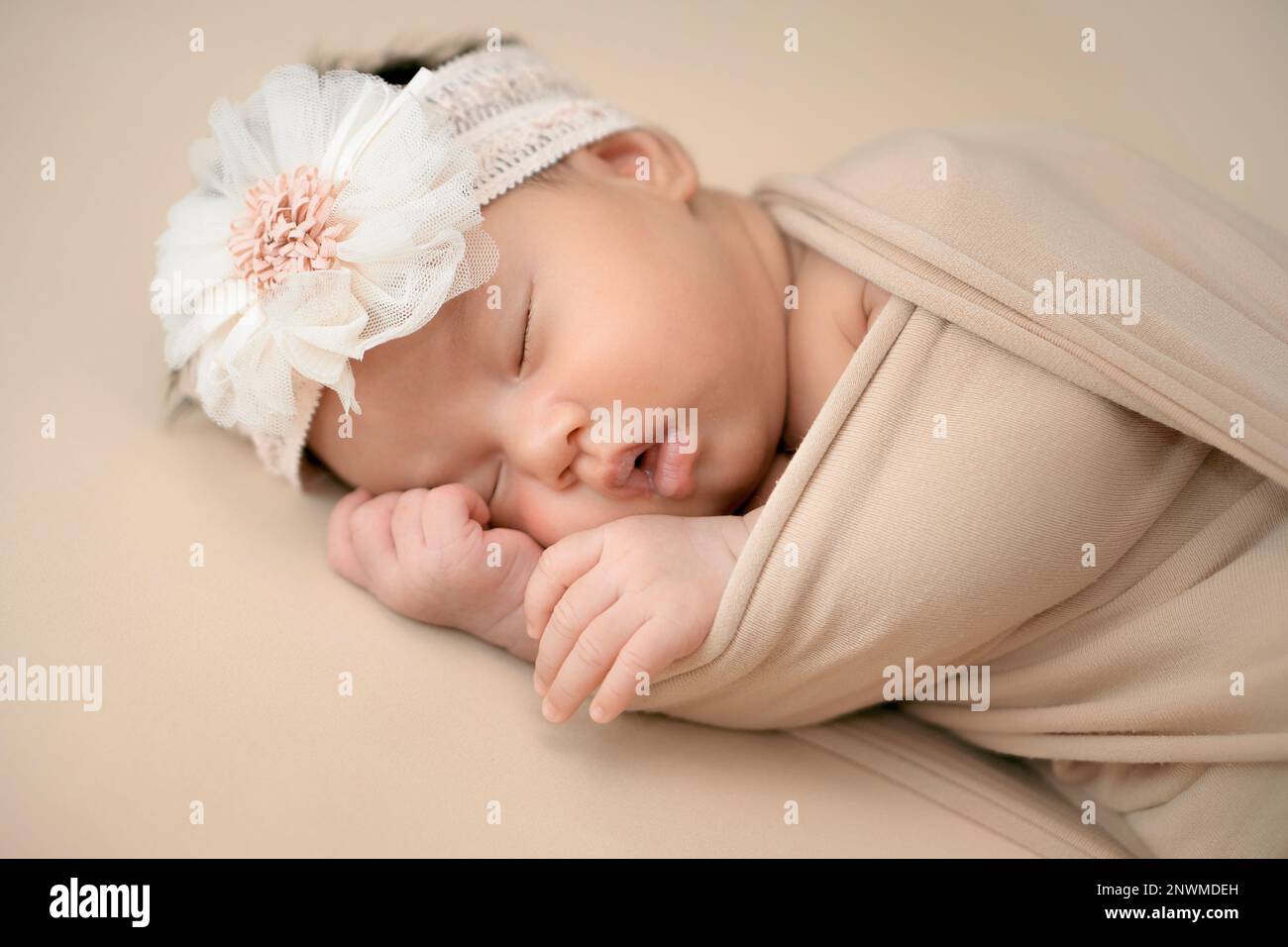 Lovely cute newborn baby Stock Photo - Alamy