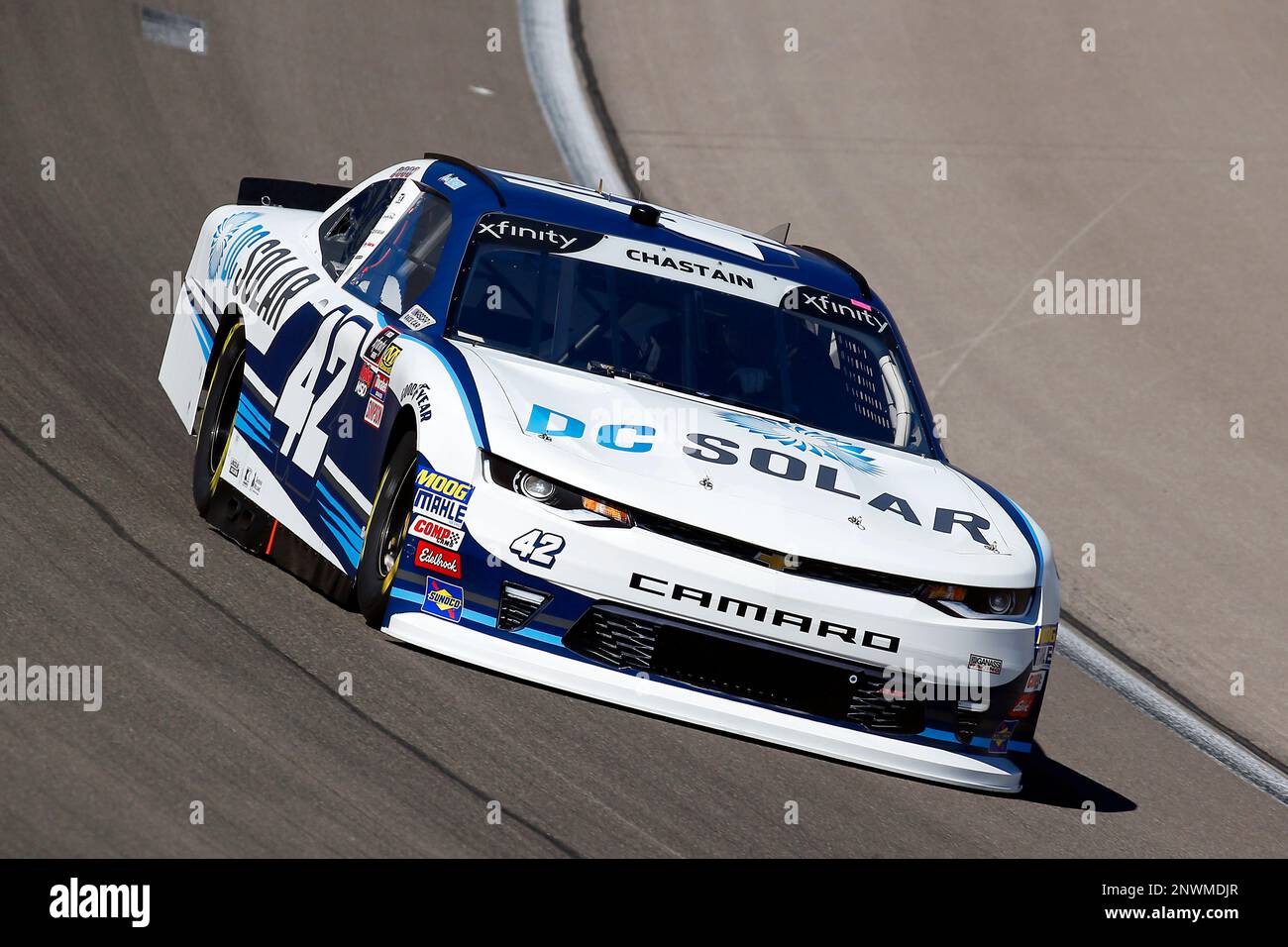 Ross Chastain, Chip Ganassi Racing, Chevrolet Camaro DC Solar during ...