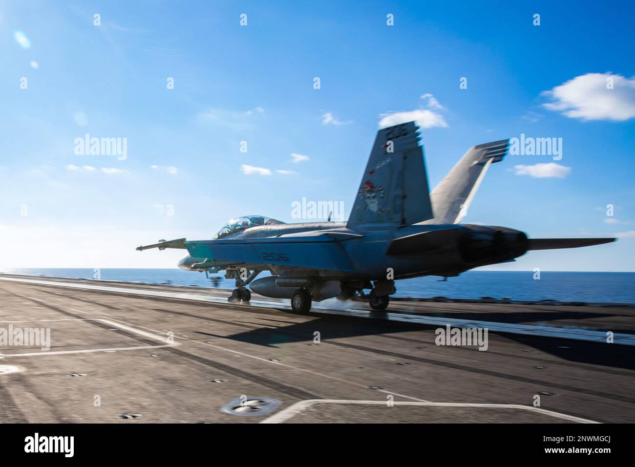 230115-N-UI066-1238 ADRIATIC SEA (Jan. 15, 2023) An F/A-18F Super ...