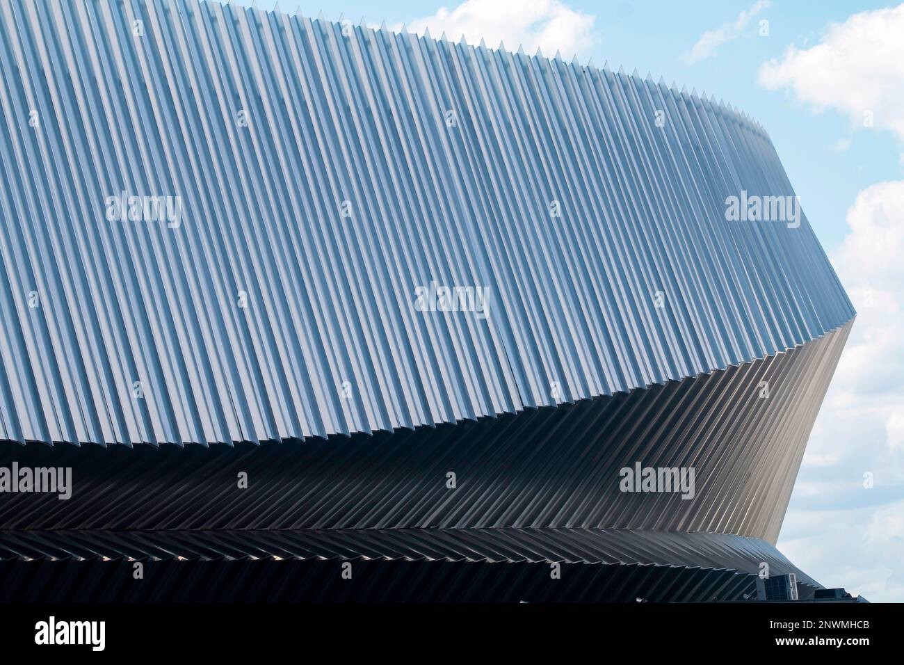 June 26, 2017: A look at the exterior of the newly renovated NYCB Live ...