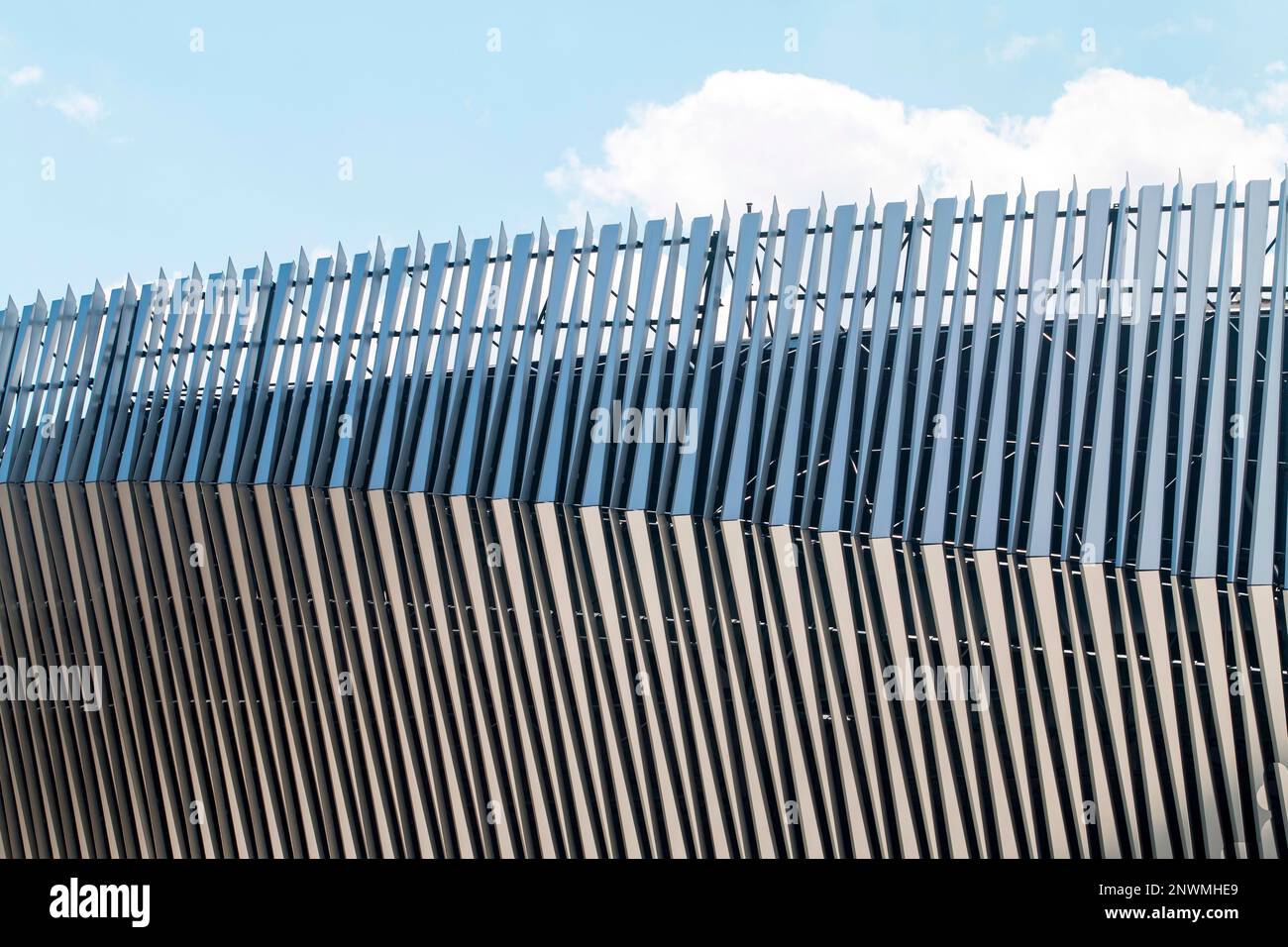 June 26, 2017: A look at the exterior of the newly renovated NYCB Live ...