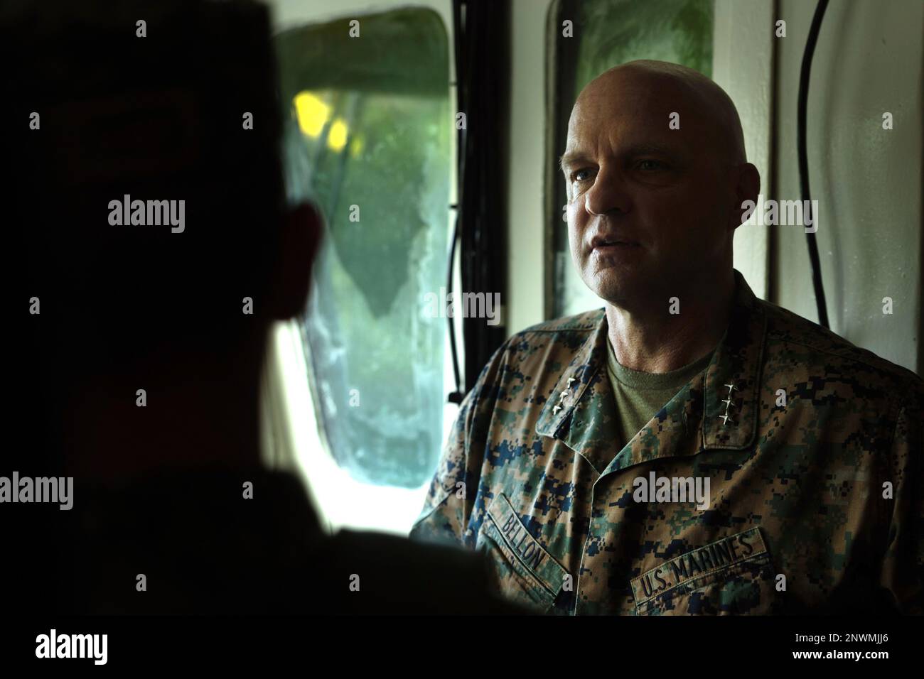 U.S. Marine Corps Lt. Gen. David Bellon, commander of U.S. Marine Corps ...