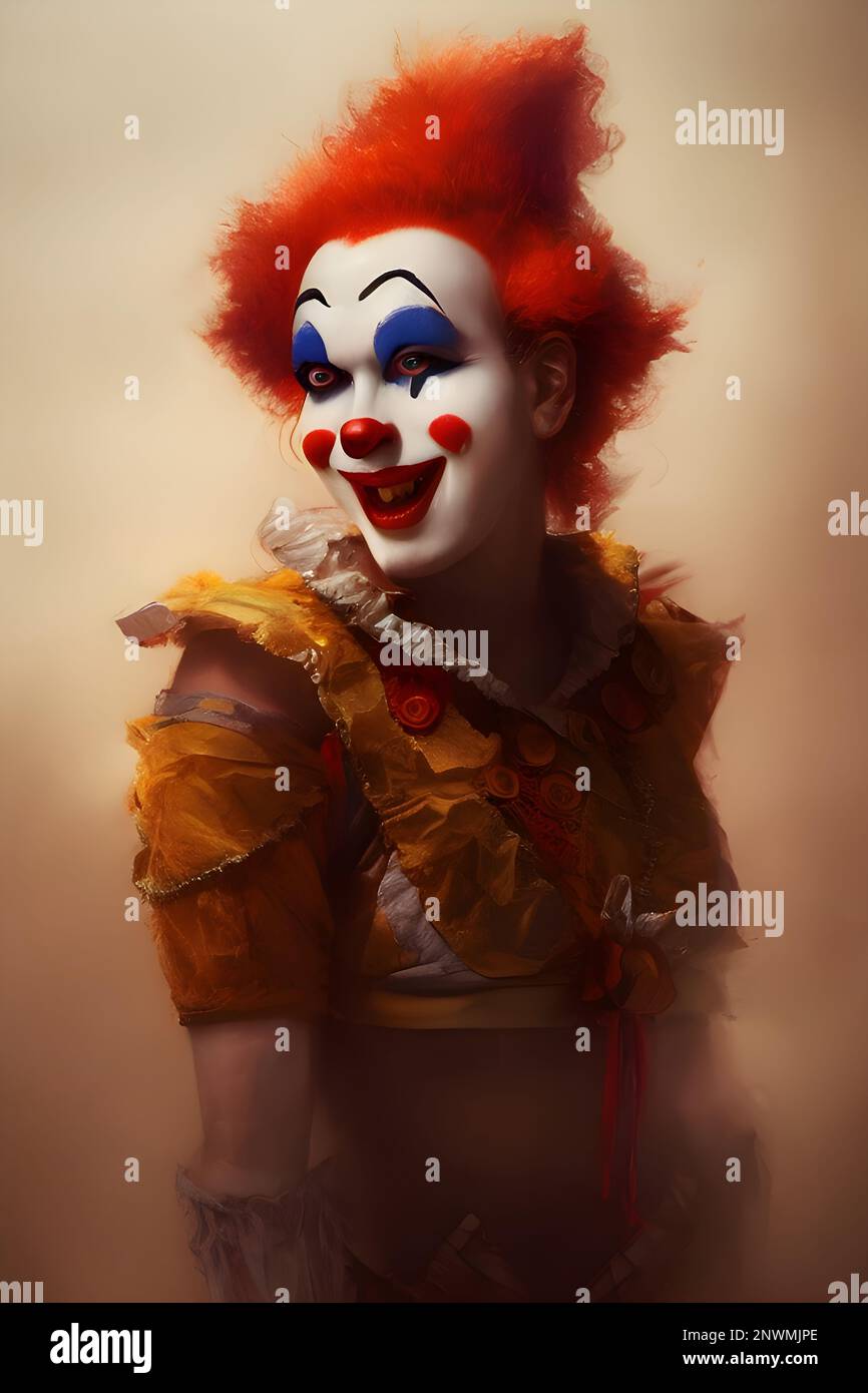 Clown circus illustration hi-res stock photography and images - Alamy