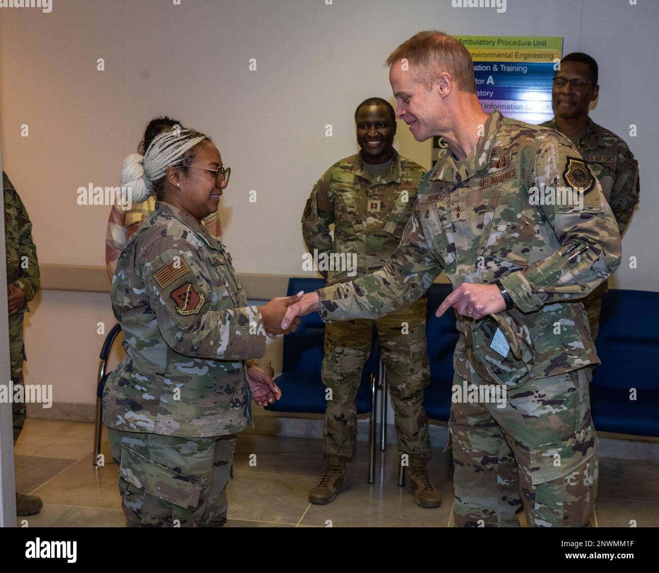 U.S. Air Force Maj. Gen. Derek C. France, Third Air Force commander ...