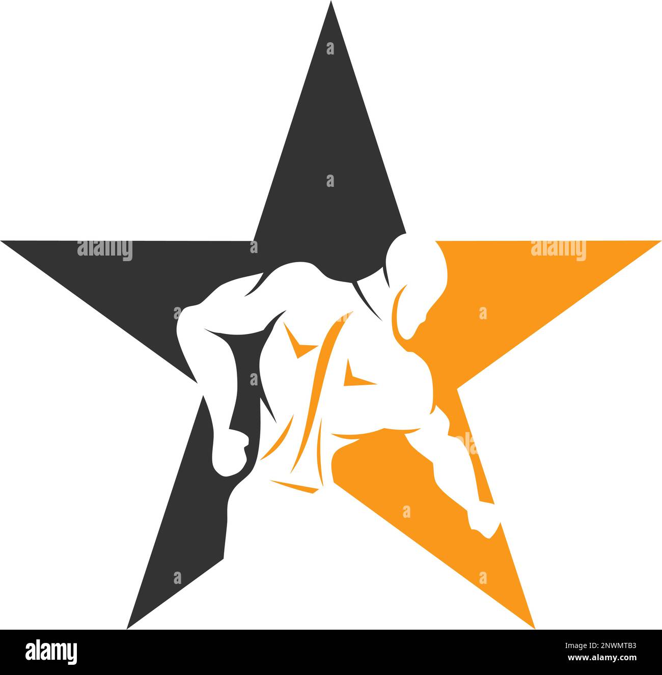 Gym, fitness logo or label. icon Sport, bodybuilding concept. Vector ...