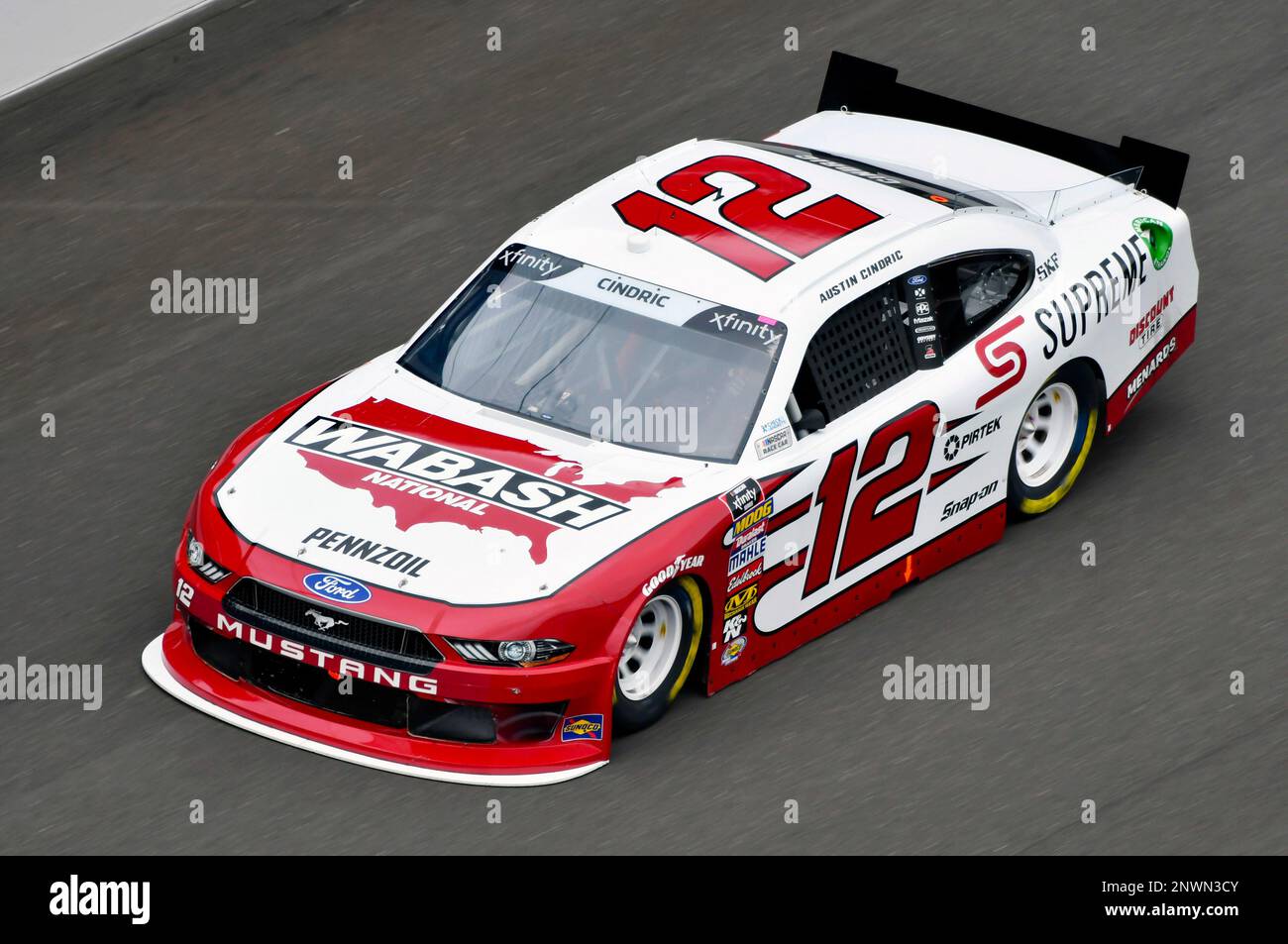 #12: Austin Cindric, Team Penske, Ford Mustang Wabash National during ...