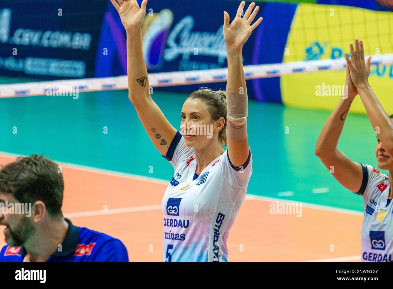 Rio De Janeiro, Brazil. 28th Feb, 2023. The spiker Pri Daroit returns ...