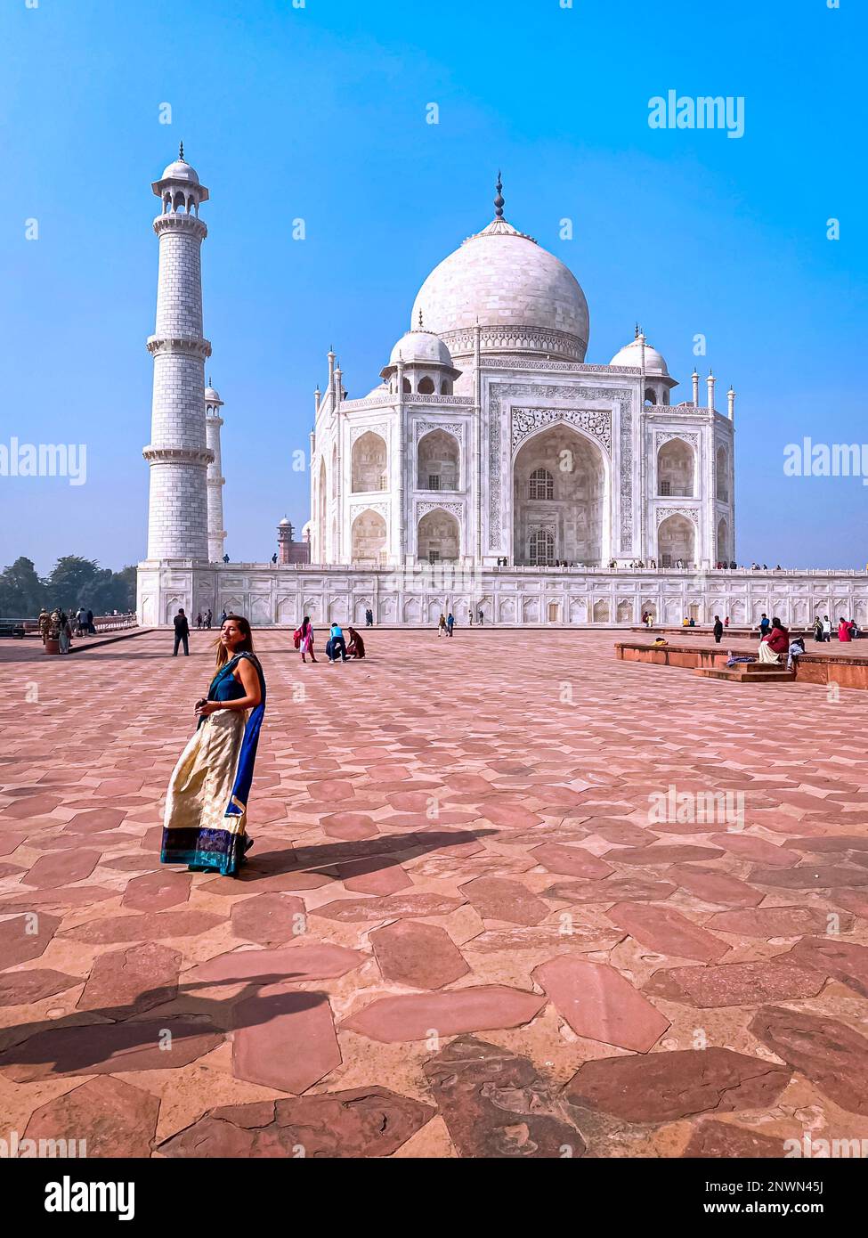 Agra, Uttar Pradesh, India - 12.15.2022: Taj Mahal, Agra, India ...