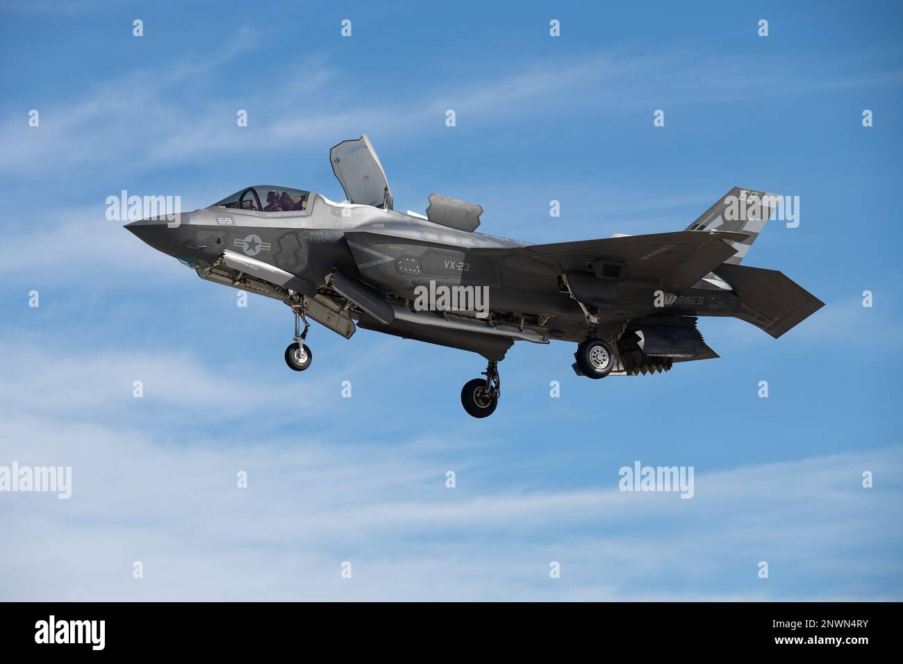Flt 528 Mr. Theodore "Dutch" Dyckman pilots BF-19 during a STOVL ...