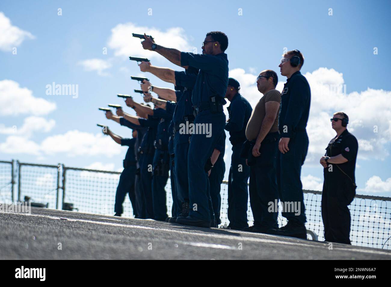 230123-N-NH267-1743 PACIFIC OCEAN (Jan. 23, 2023) U.S. Navy Sailors ...