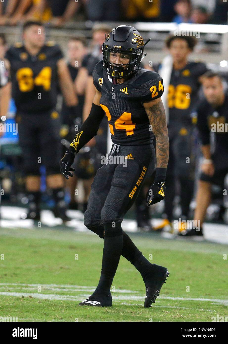 Arizona State defensive back Chase Lucas (24) in the first half during ...