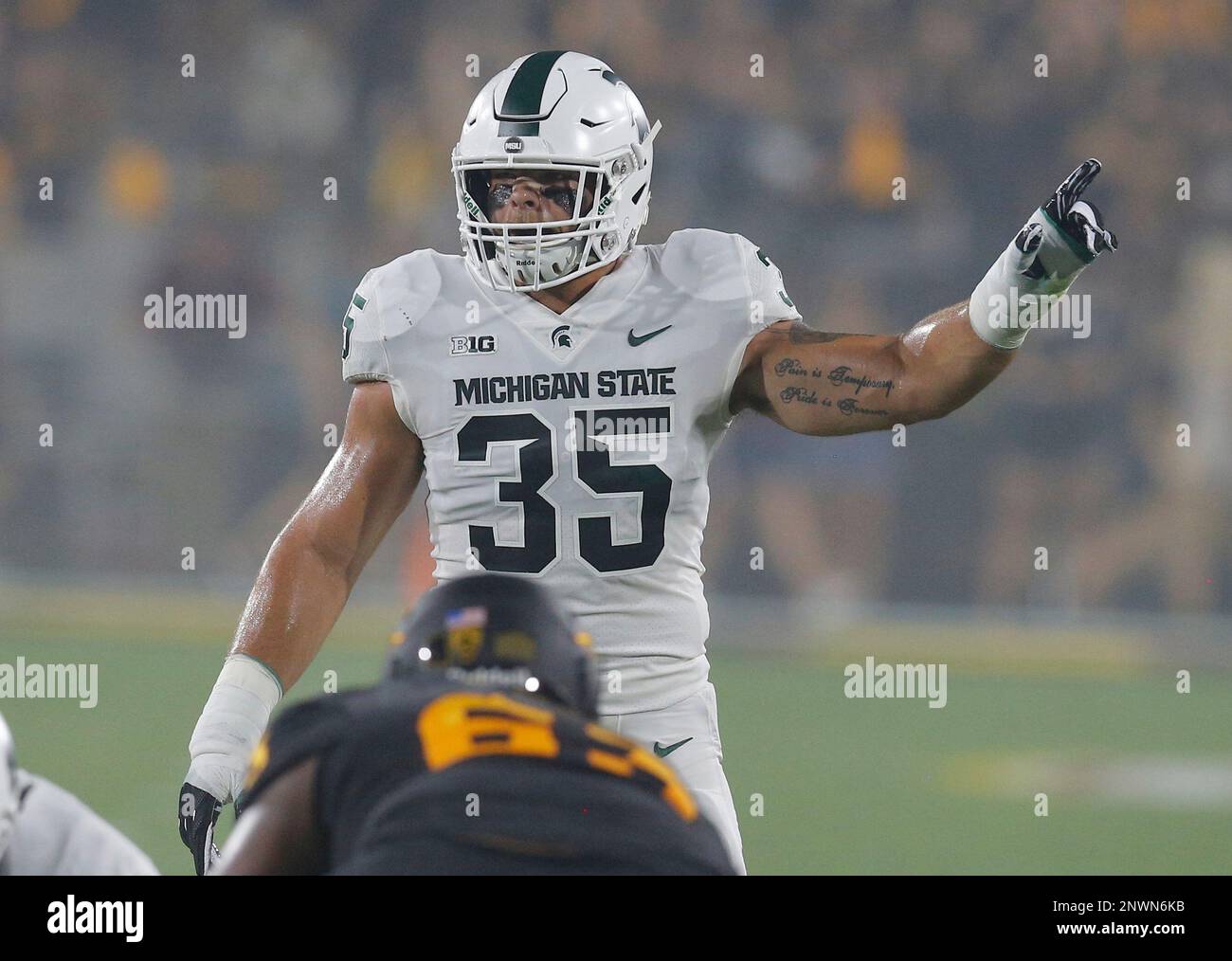 Michigan State linebacker Joe Bachie (35) in the first half during an ...