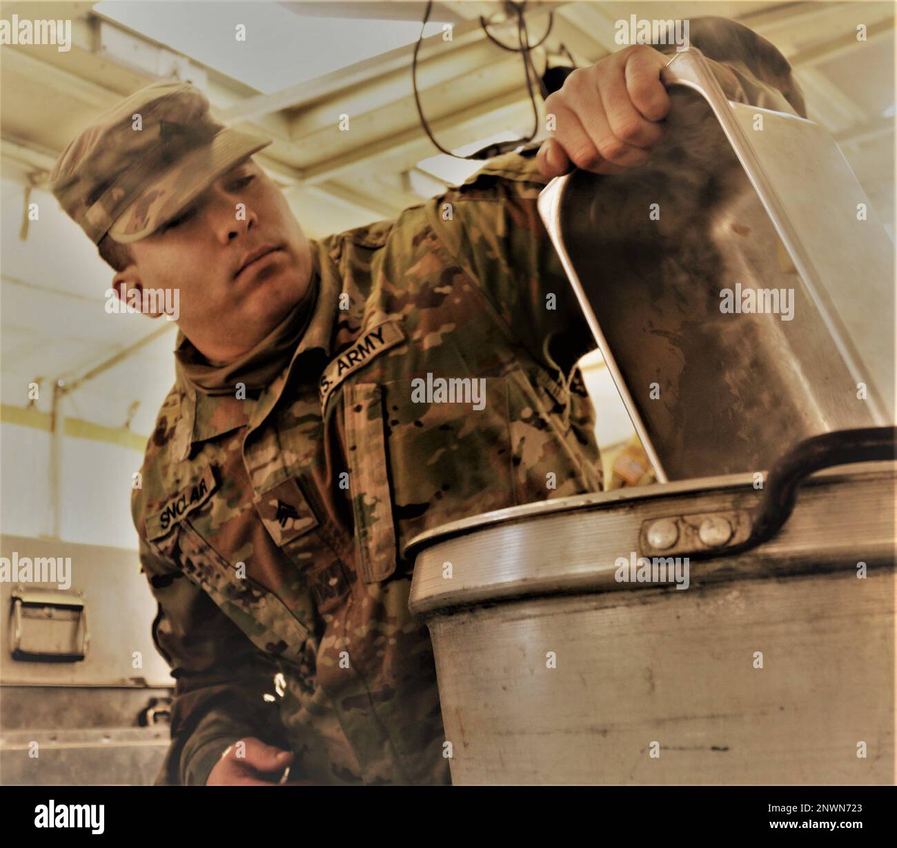 Sgt. Darnell Sinclair, an advanced culinary noncommissioned officer ...