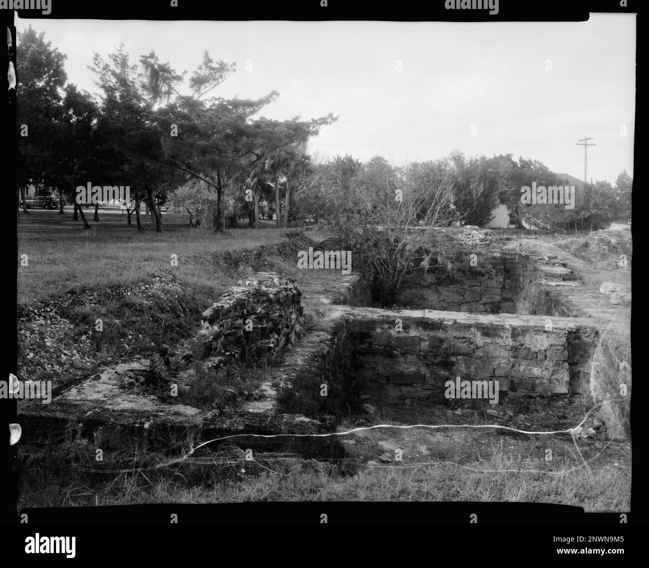 Ruins, Water Front, New Symrna, Volusia County, Florida. Carnegie ...