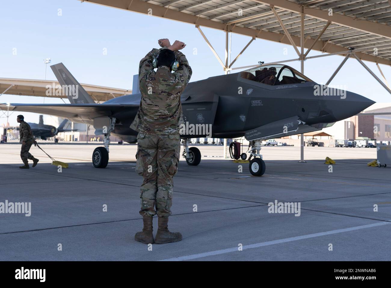Senior Airman Patrick Bellar, a Lightning Air Maintenance Unit Crew ...