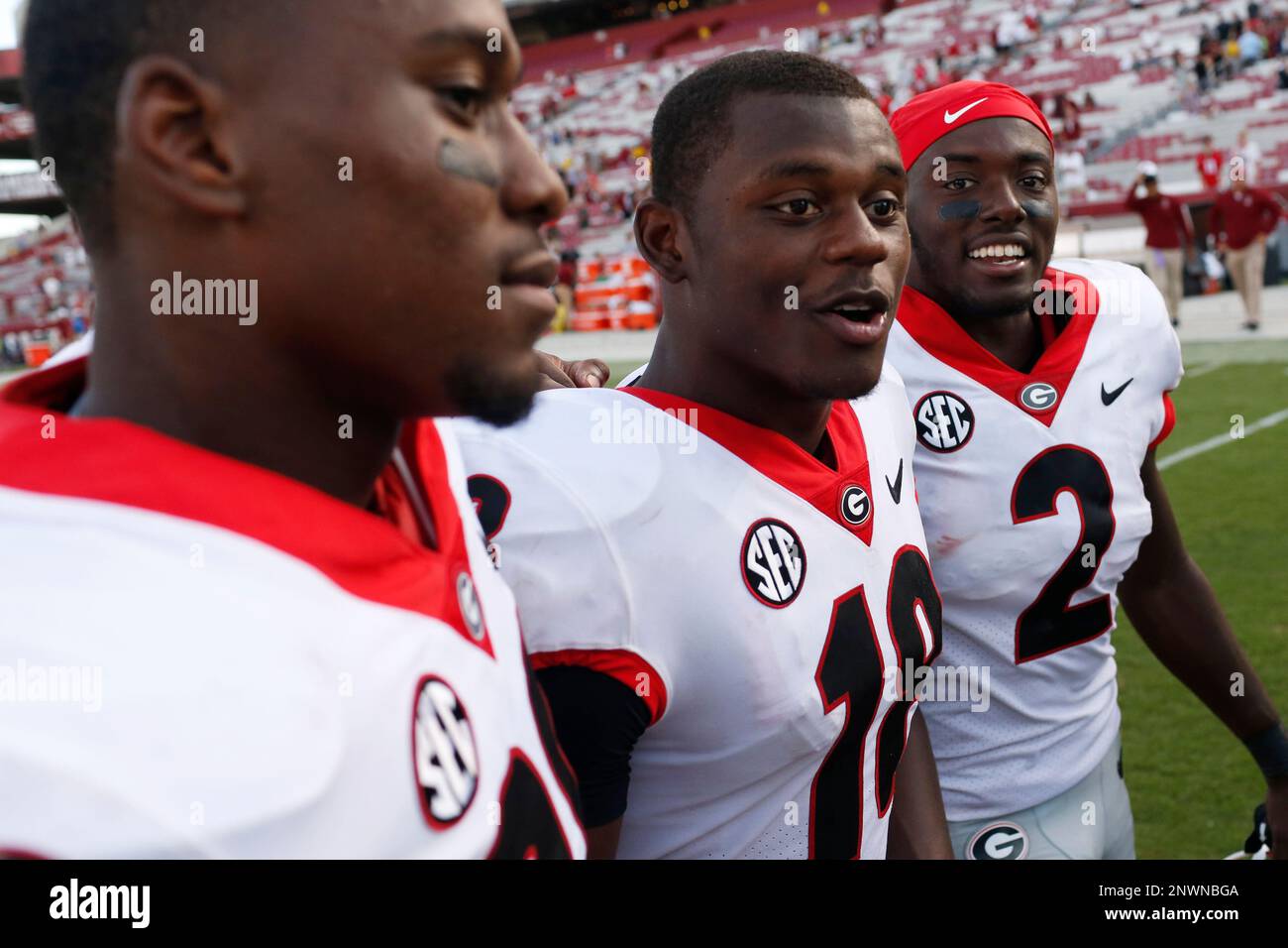 Georgia defensive back J.R. Reed (20) Georgia corner back Deandre Baker ...