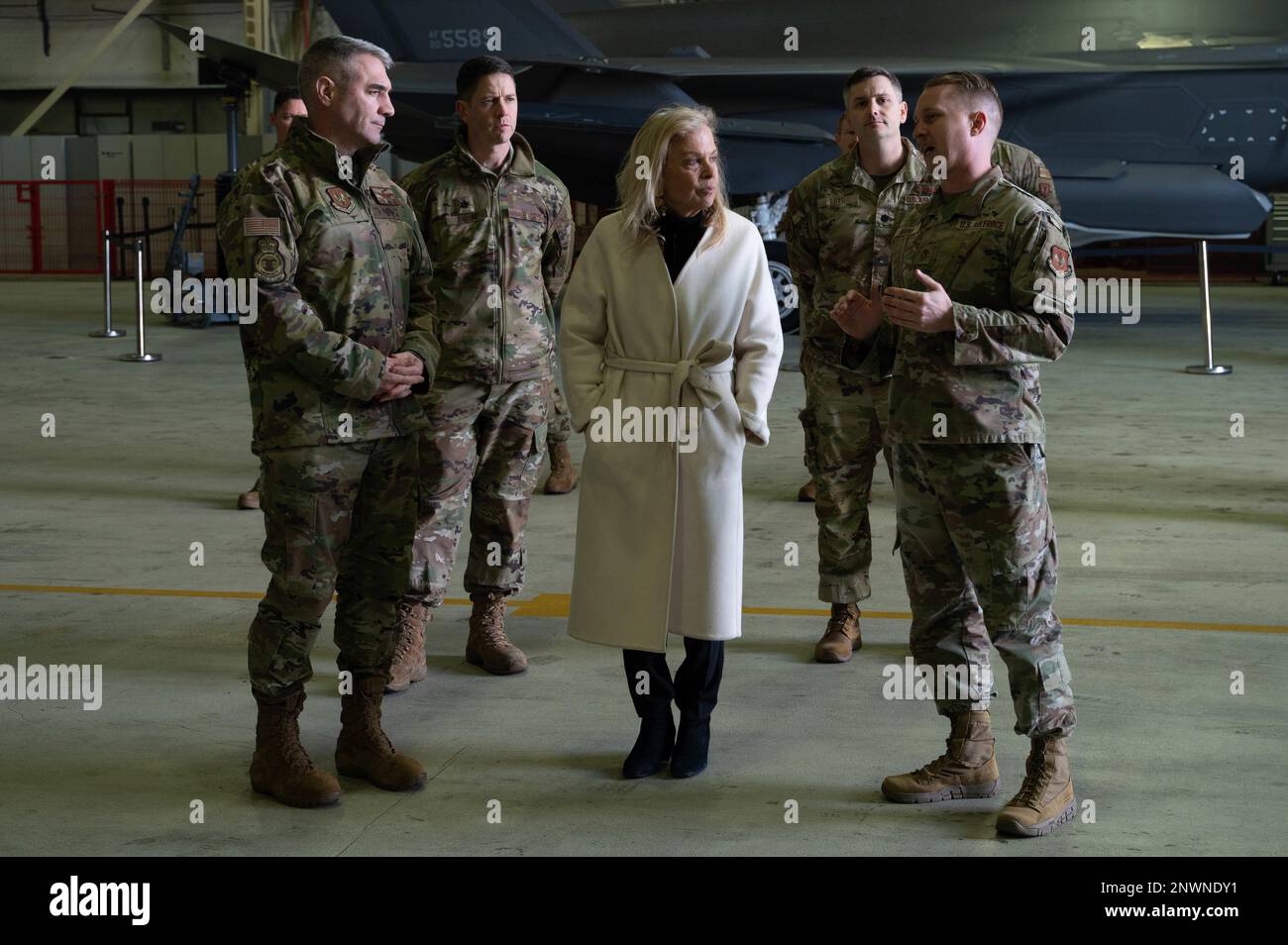 U.S. Air Force Senior Master Sgt. Mathew Mains, 494th Fighter ...