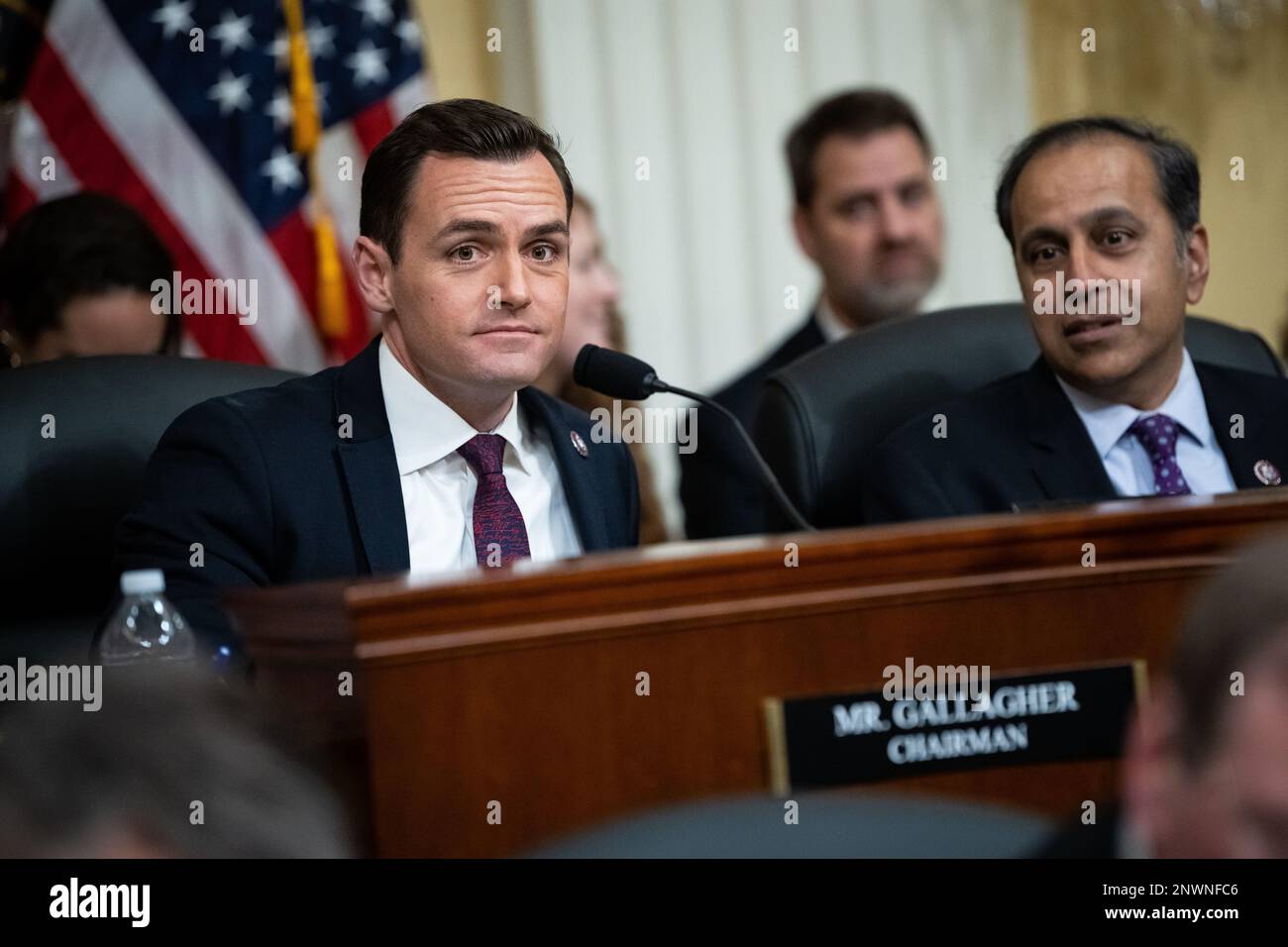 Washington, USA. 28th Feb, 2023. Representative Mike Gallagher (R-WI ...