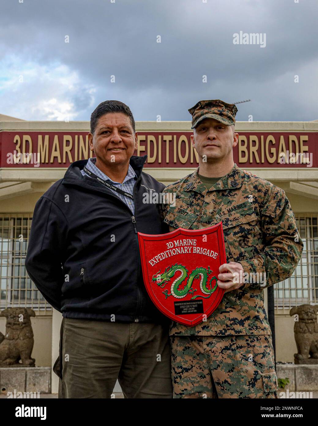 U.S. Marine Gunnery Sgt. Cory Trott, a chemical bilogical radiological ...