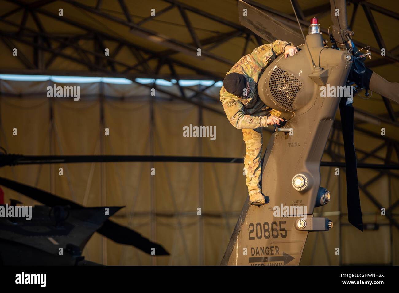 U.S. Army Soldier assigned to 3rd Battalion, 501st Aviation Regiment ...