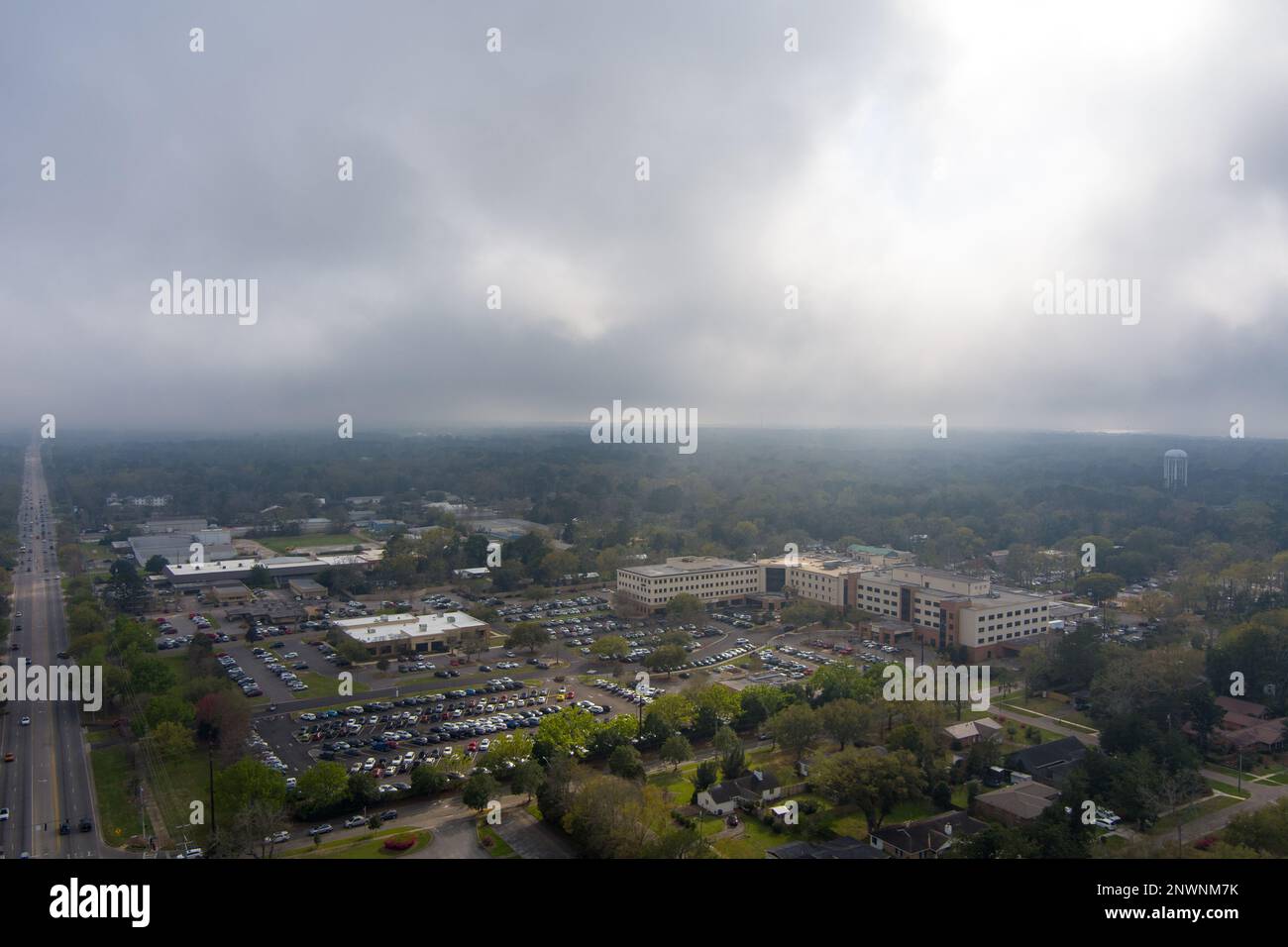Fairhope, Alabama and Thomas Hospital Stock Photo - Alamy