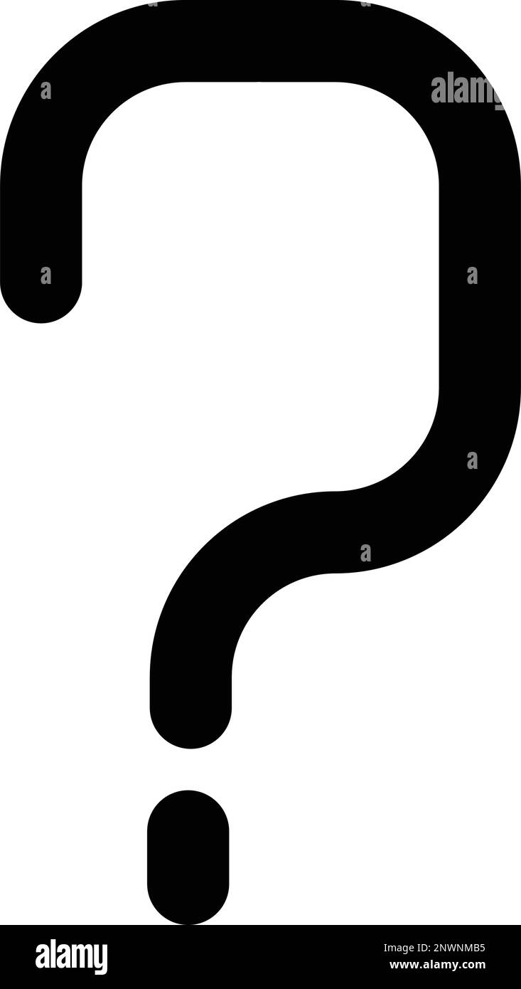 Question mark badge Cut Out Stock Images & Pictures - Alamy