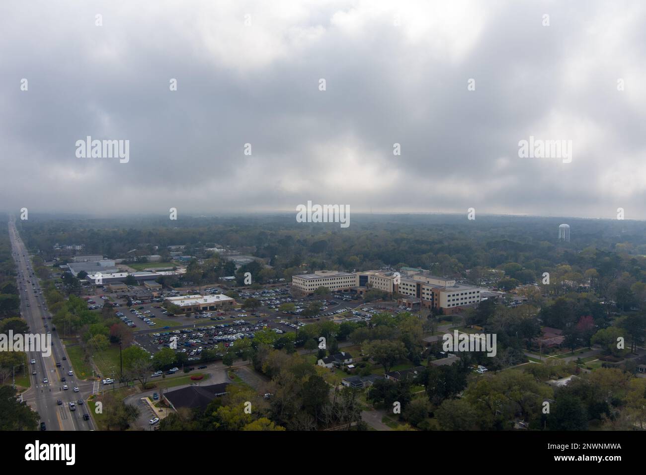 Fairhope, Alabama and Thomas Hospital Stock Photo - Alamy
