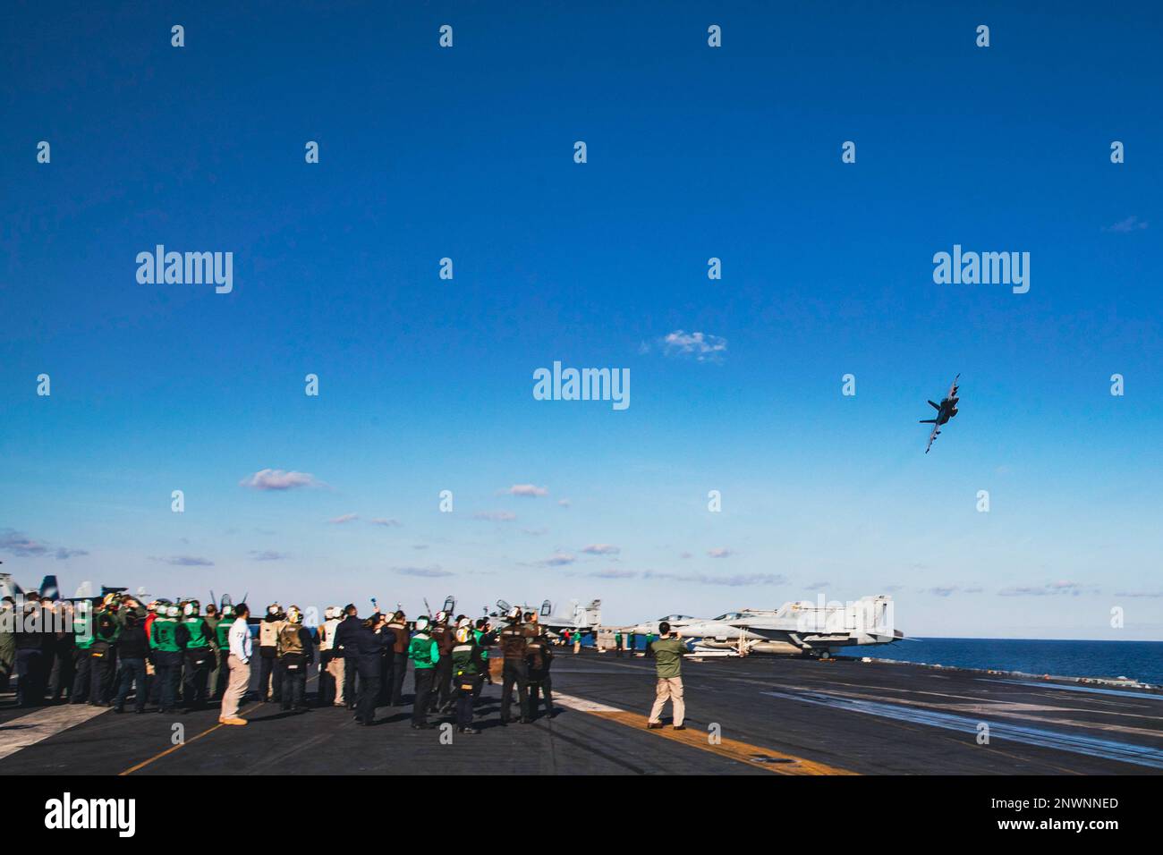 230115-N-UI066-1070 ADRIATIC SEA (Jan. 15, 2023) An F/A-18F Super ...