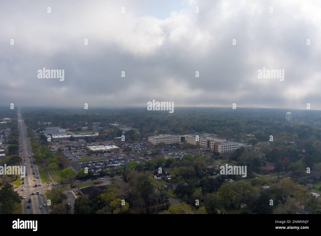 Fairhope, Alabama and Thomas Hospital Stock Photo - Alamy