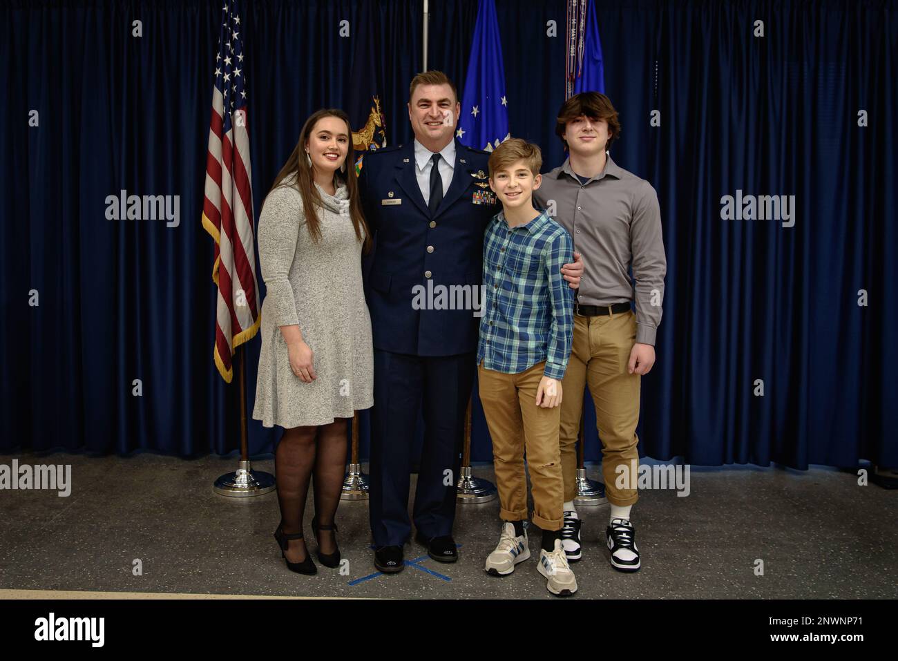 U.S. Air Force Lt. Col. David Sowers, 110th Wing Operations Group ...