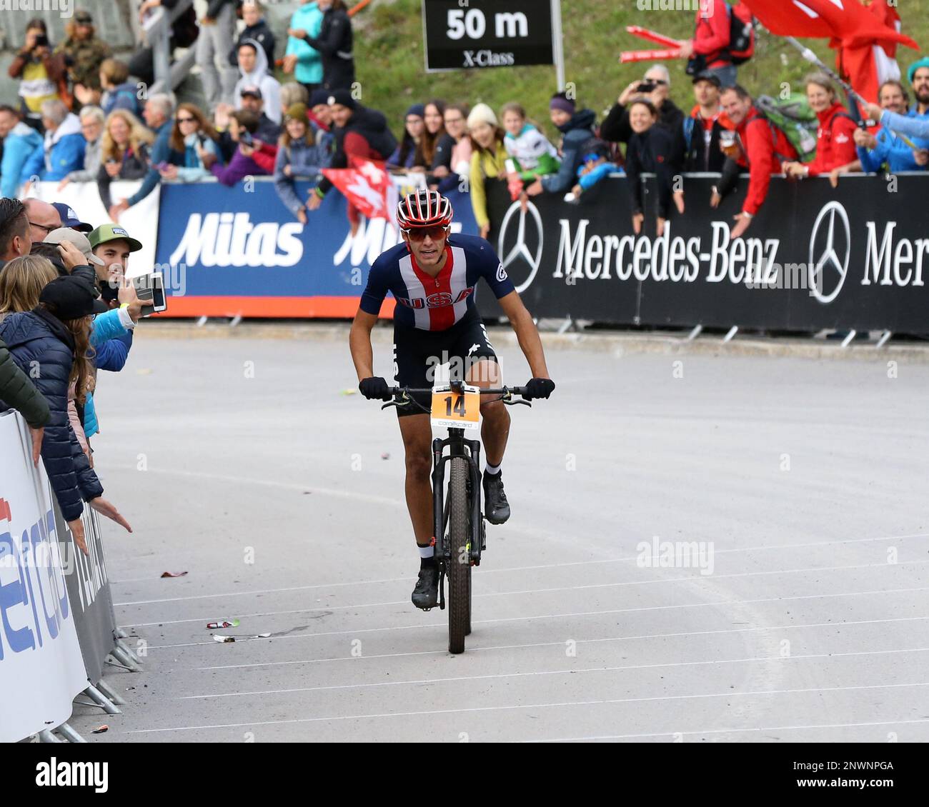 Christopher Blevins, of Durango, Colorado, places 2nd at the U23 Men ...