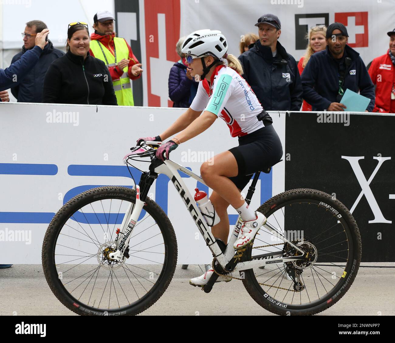 Sina Frei, of Switzerland, places 2nd at the U23 Women Cross Country ...
