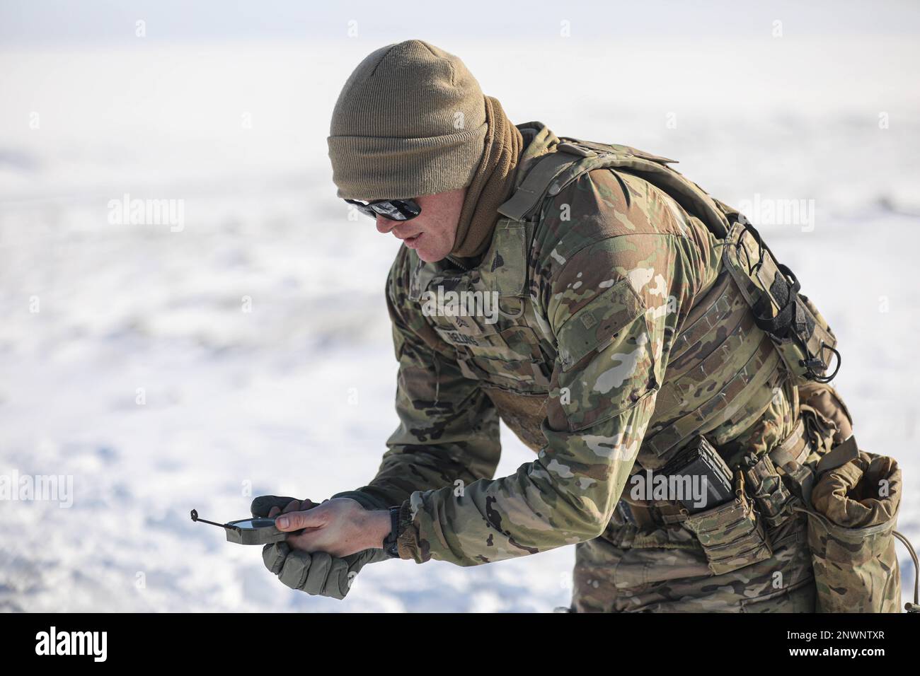 U.S. Army Soldier of Headquarters and Headquarters Company (HHC), 1st ...