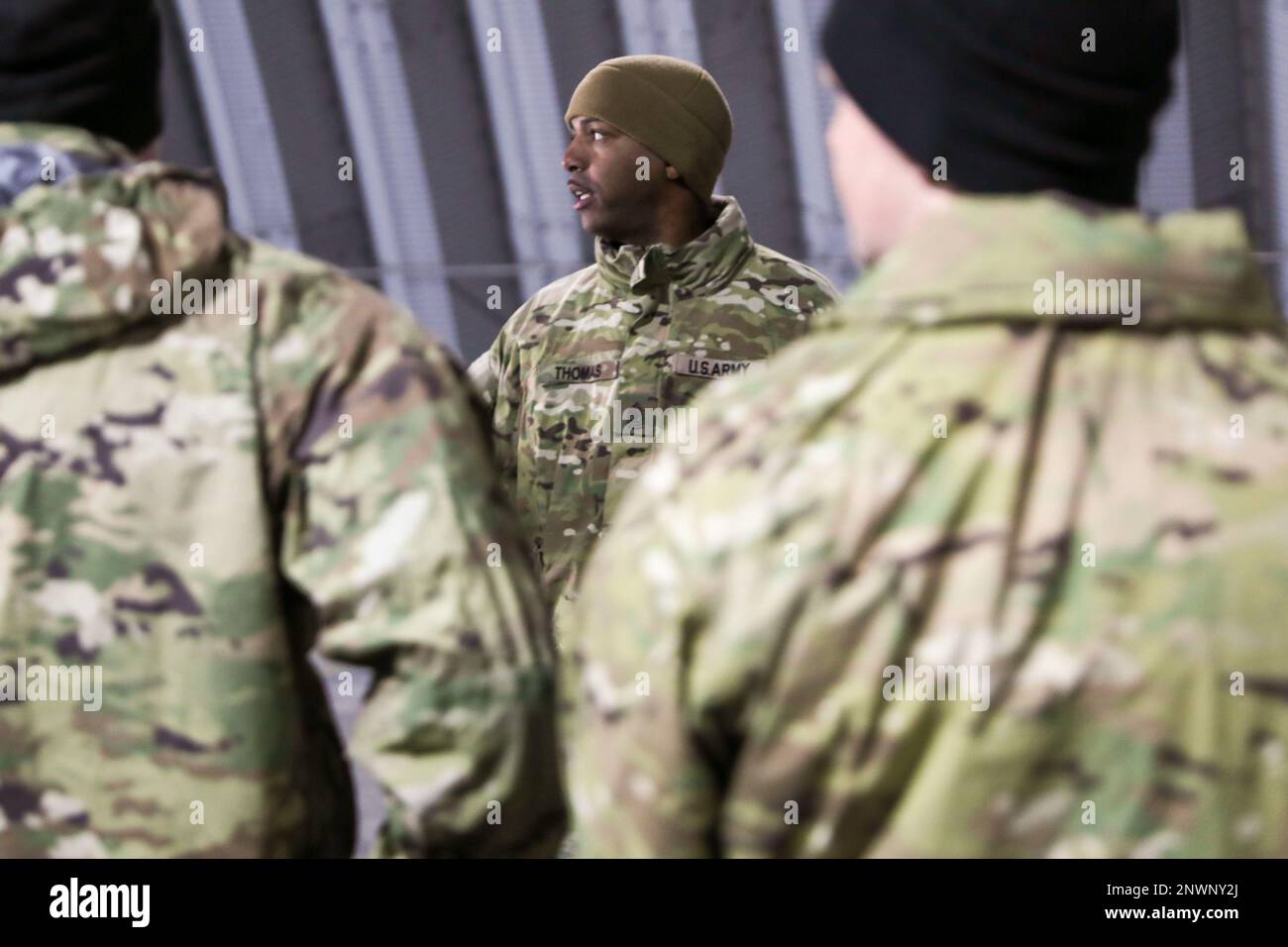 FORT HOOD, Texas. – U.S. Army 1st Sgt. Javidi Thomas of the ...