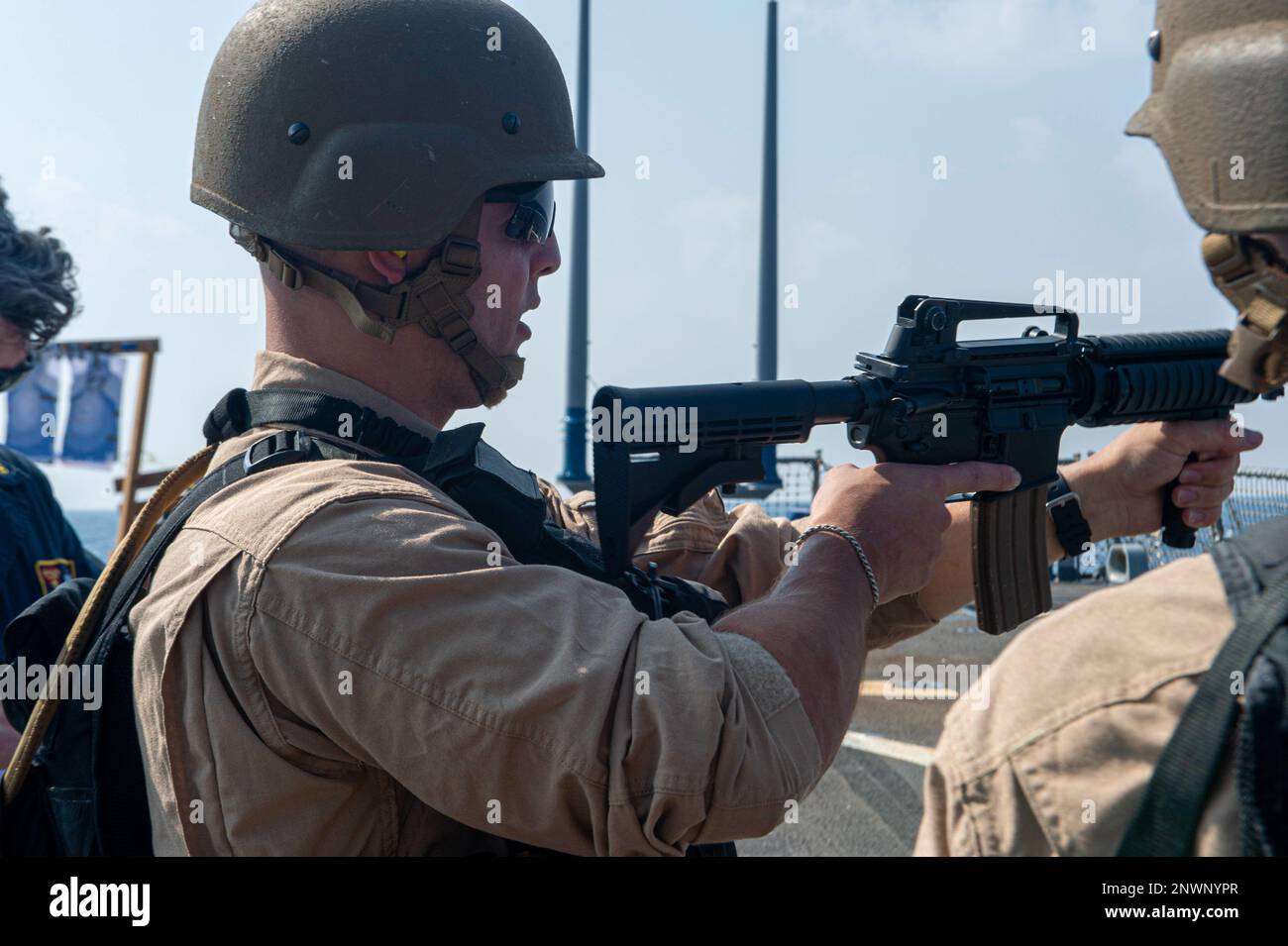 230214-N-NH267-1007 INDIAN OCEAN (Feb. 14, 2023) U.S. Navy Lt. j.g ...