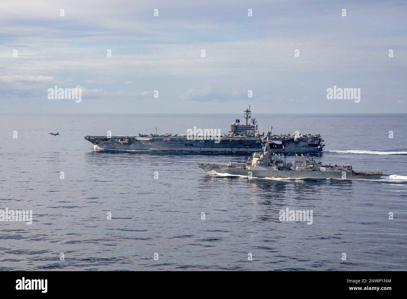 230113-N-MW880-1181 ADRIATIC SEA (Jan. 13, 2023) The Nimitz-class ...