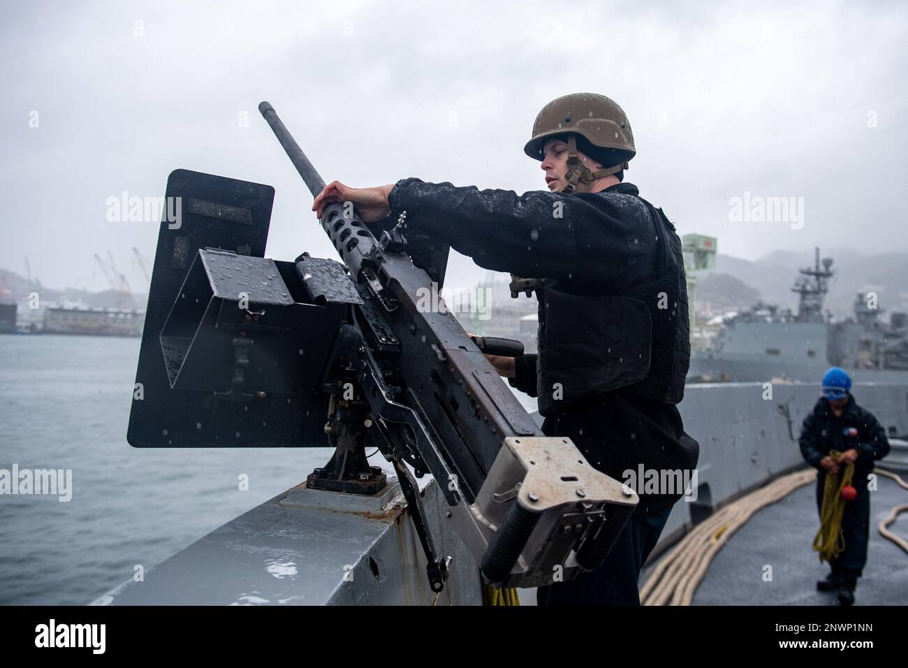 SASEBO, Japan (Jan. 13, 2023) Gunners Mate 1st Class Jacob Smitley ...