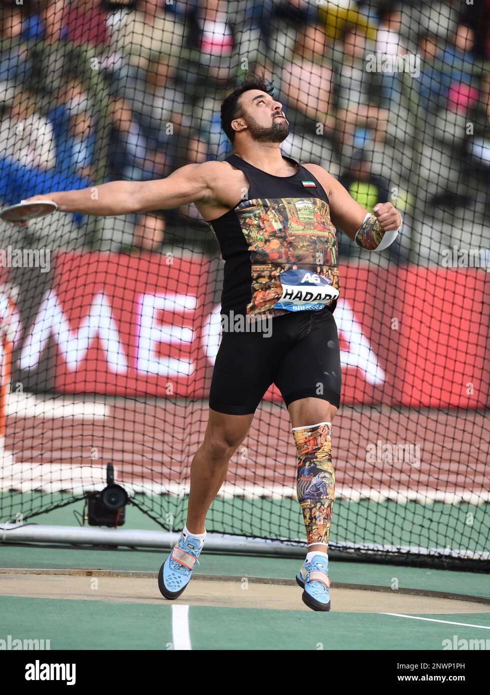 Ehsan Hadadi (IRN) places eighth in the discus at 208-3 (63.48m) in the ...