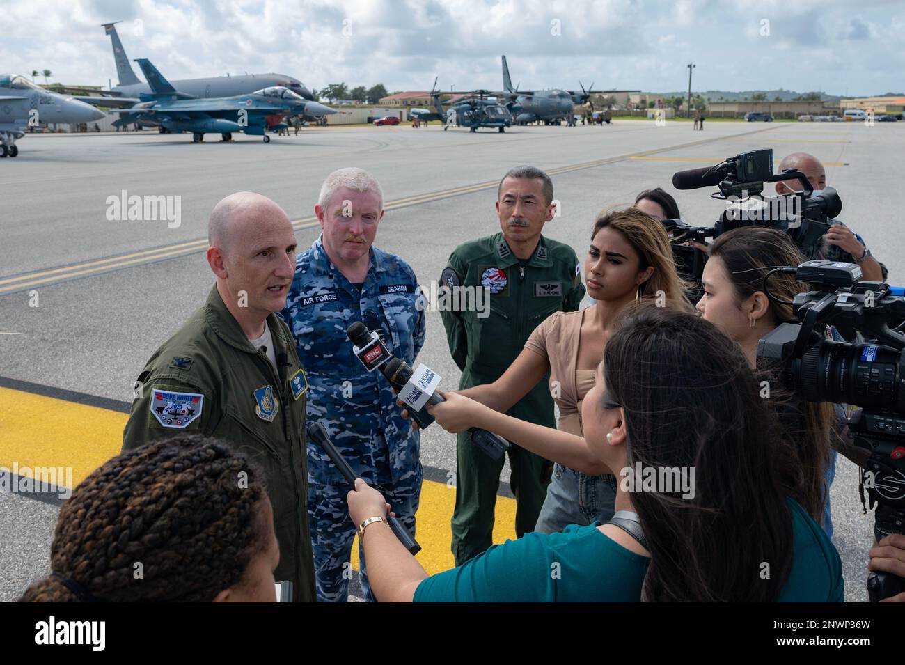 U.S. Air Force Colonel Jared Paslay, U.S. Exercise Director, Royal ...